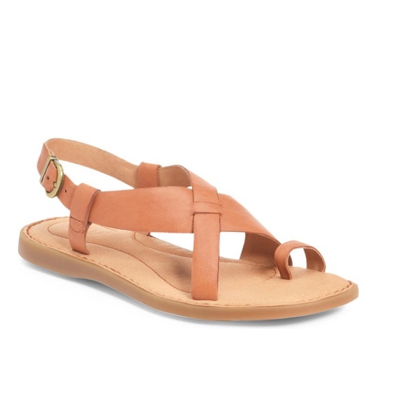 Born | Shoes | Born Leather Inya Crossover Tan Sandal | Poshmark